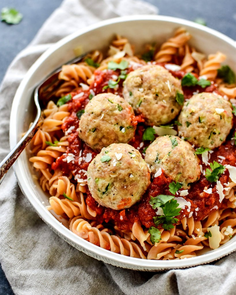 Sneaky Italian Turkey Meatballs - Meal Plan Addict