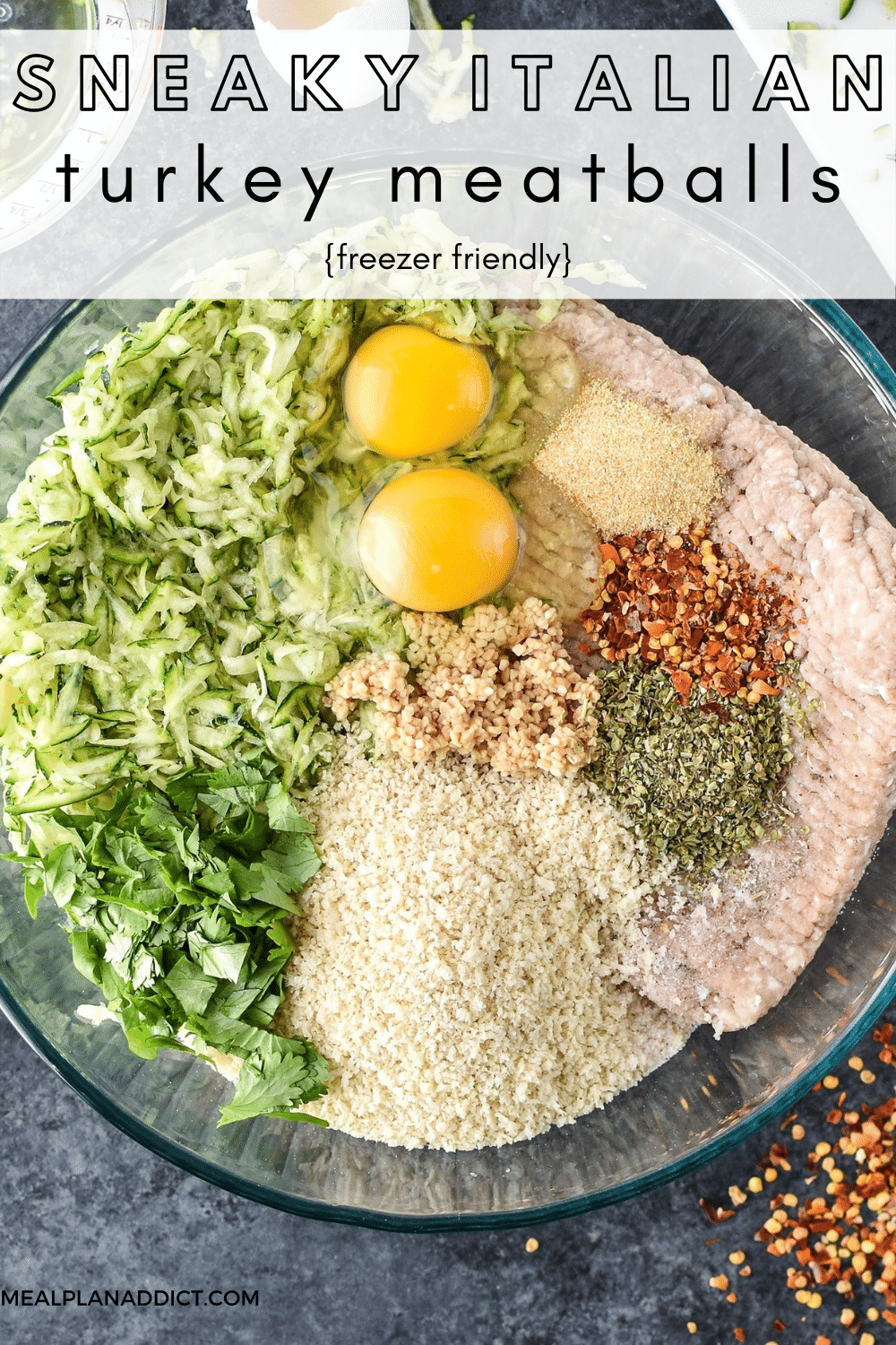 Sneaky Italian Turkey Meatballs - Meal Plan Addict