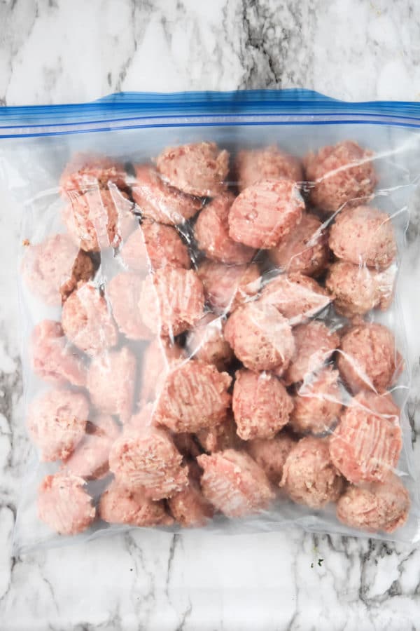 How to Prep & Freeze Meatballs - Meal Plan Addict
