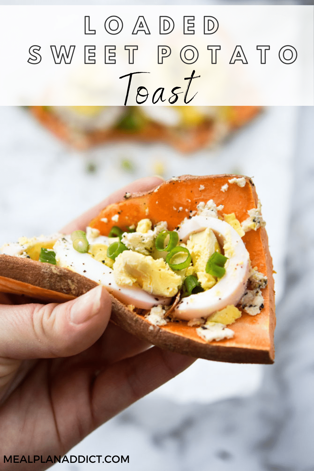 Loaded Sweet Potato Toast (using your toaster!) - Meal Plan Addict