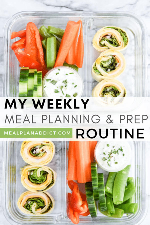 My Weekly Meal Planning and Prep Routine - Meal Plan Addict