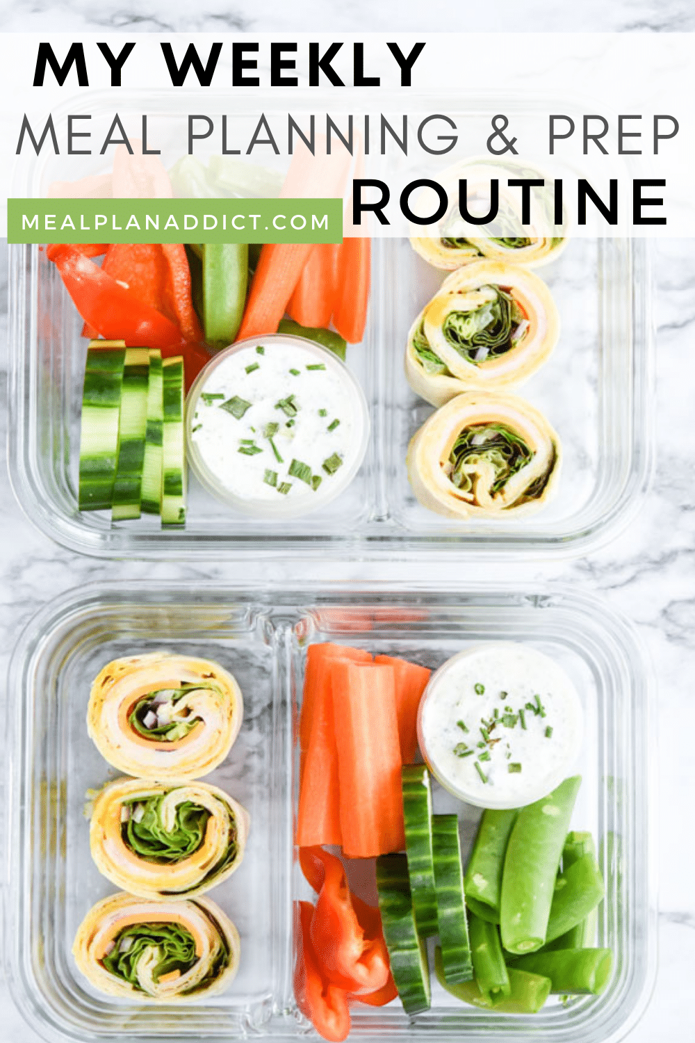My Weekly Meal Planning and Prep Routine - Meal Plan Addict