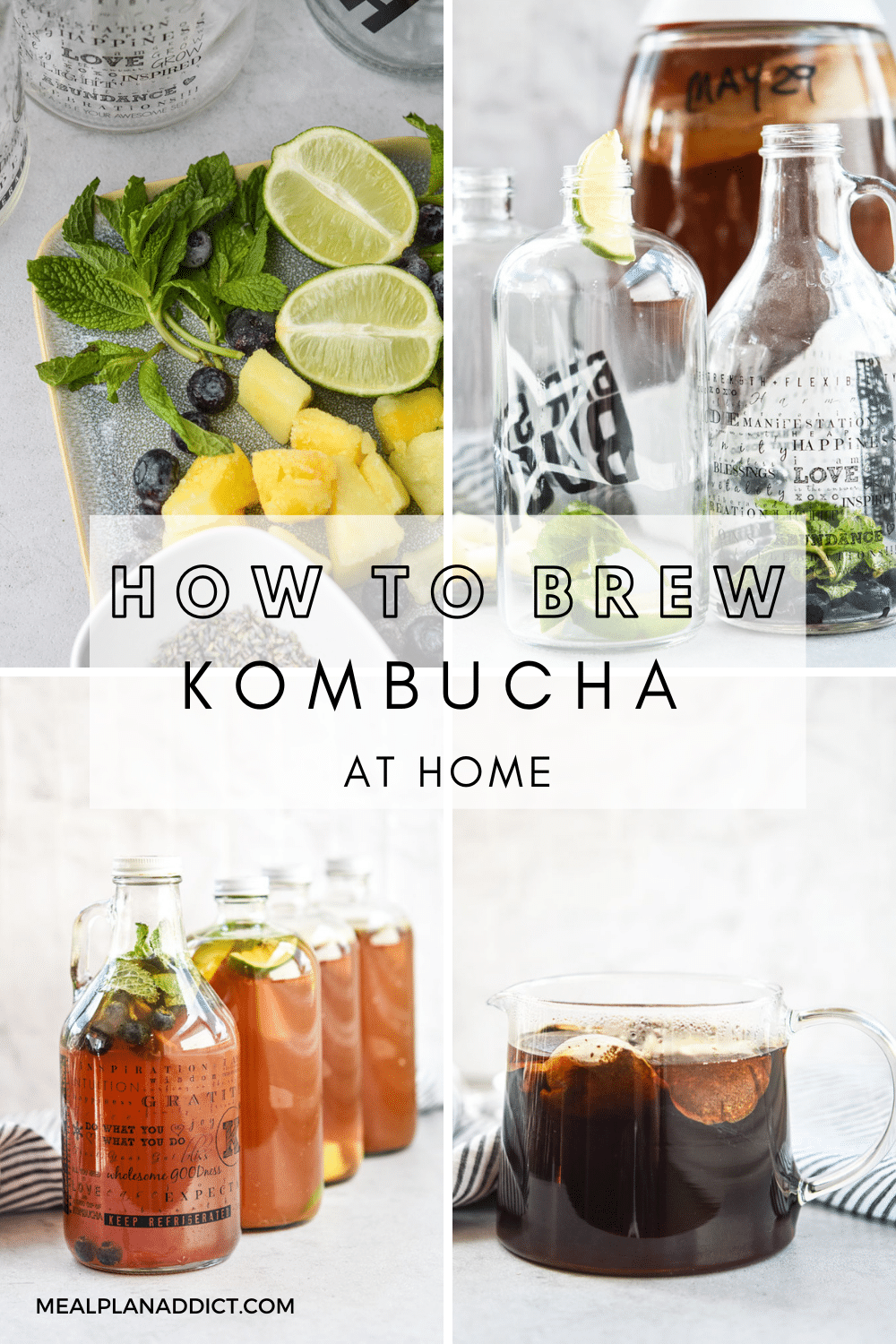 How to Brew Kombucha at Home - Meal Plan Addict