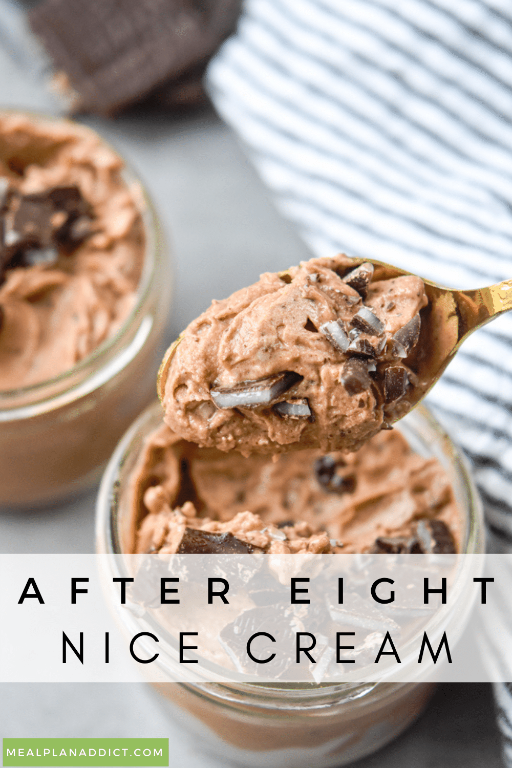 After Eight Nice Cream Dessert - Meal Plan Addict