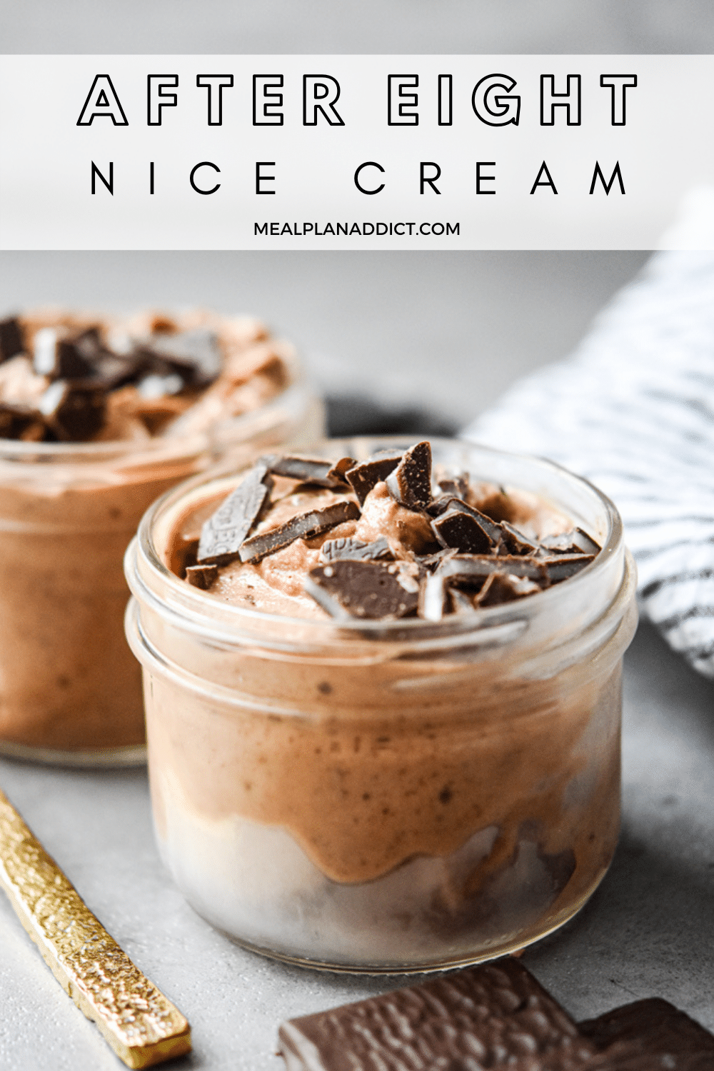 After Eight Nice Cream Dessert - Meal Plan Addict
