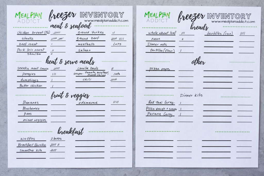 How to meal plan from your freezer and pantry staples! - Meal Plan Addict