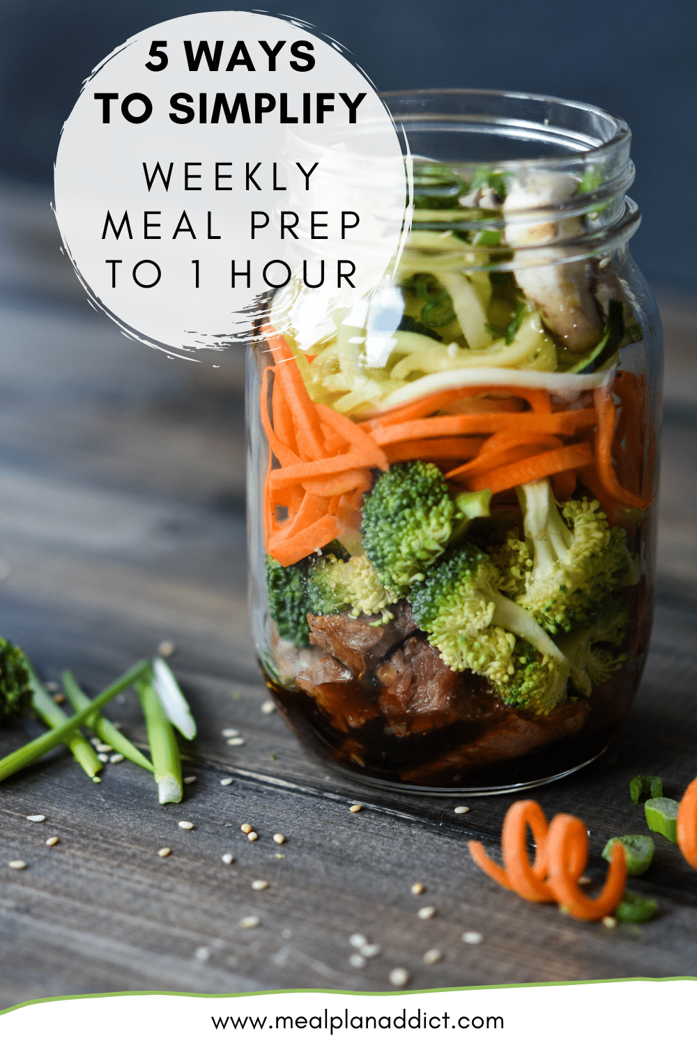 5 Ways to Simplify Weekly Meal Prep to ONE HOUR! - Meal Plan Addict