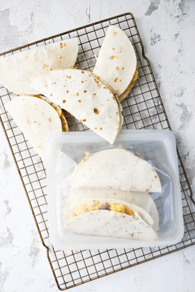 How to Prep Freezer Breakfast Tacos - Meal Plan Addict