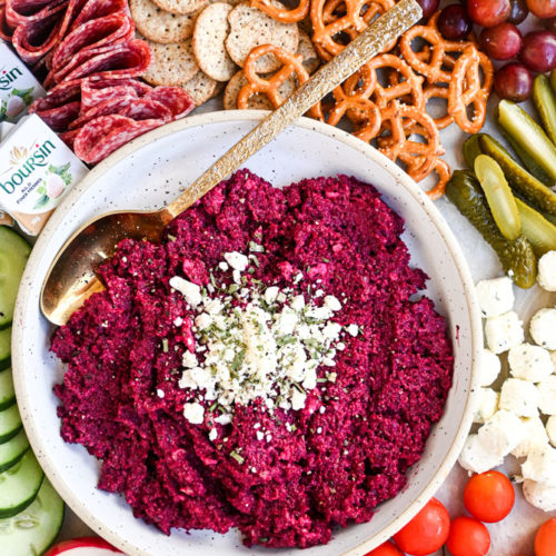 Beet Nut Dip - Meal Plan Addict