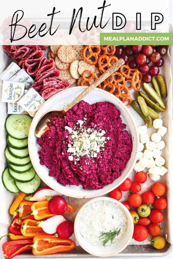 Beet Nut Dip - Meal Plan Addict