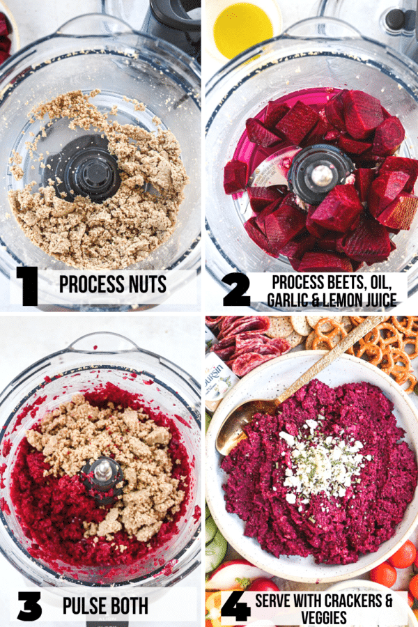 Beet Nut Dip - Meal Plan Addict