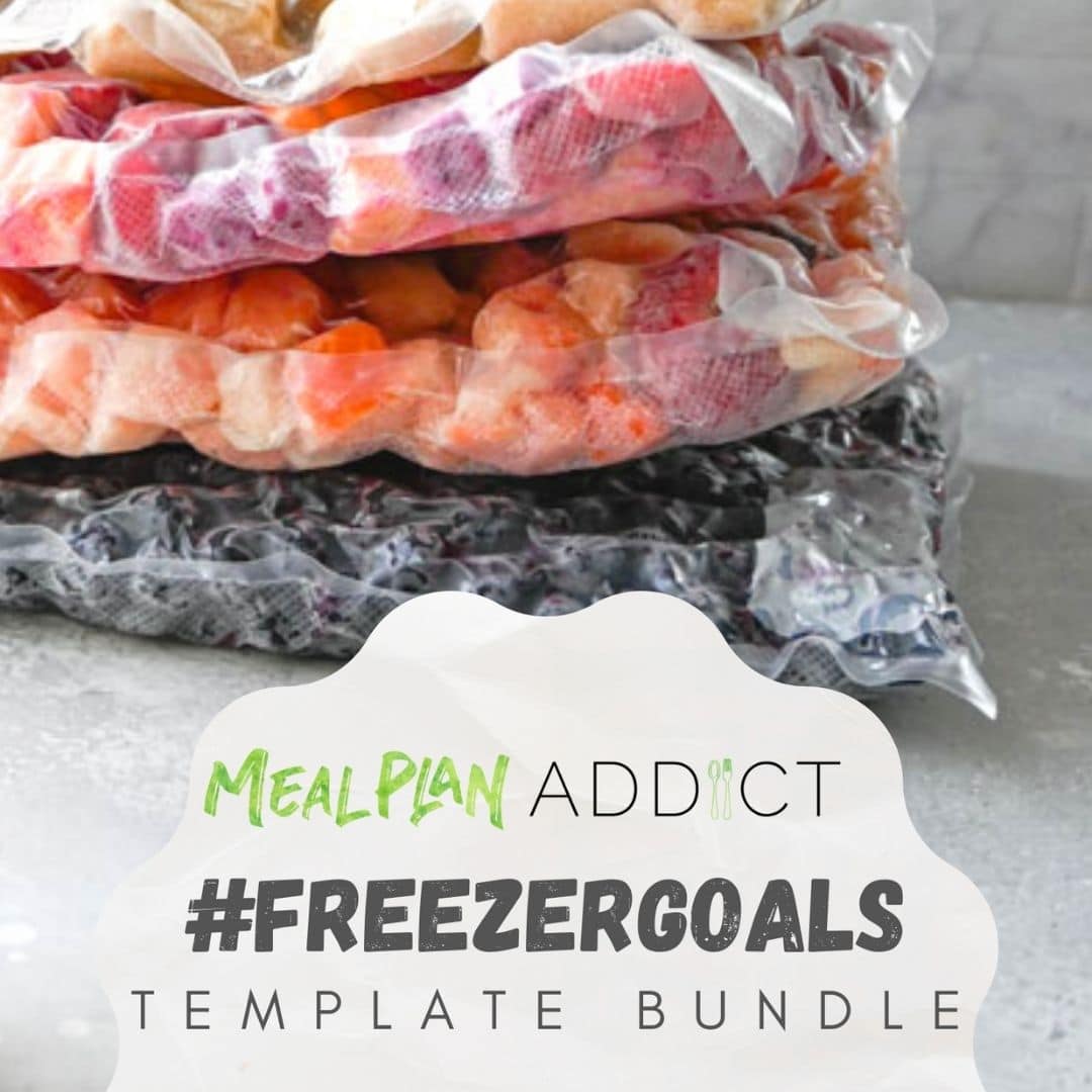 Free Freezer Organizing Template Bundle - Meal Plan Addict