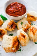 Ice Cube Tray Mini Pizza Pockets - Meal Plan Addict